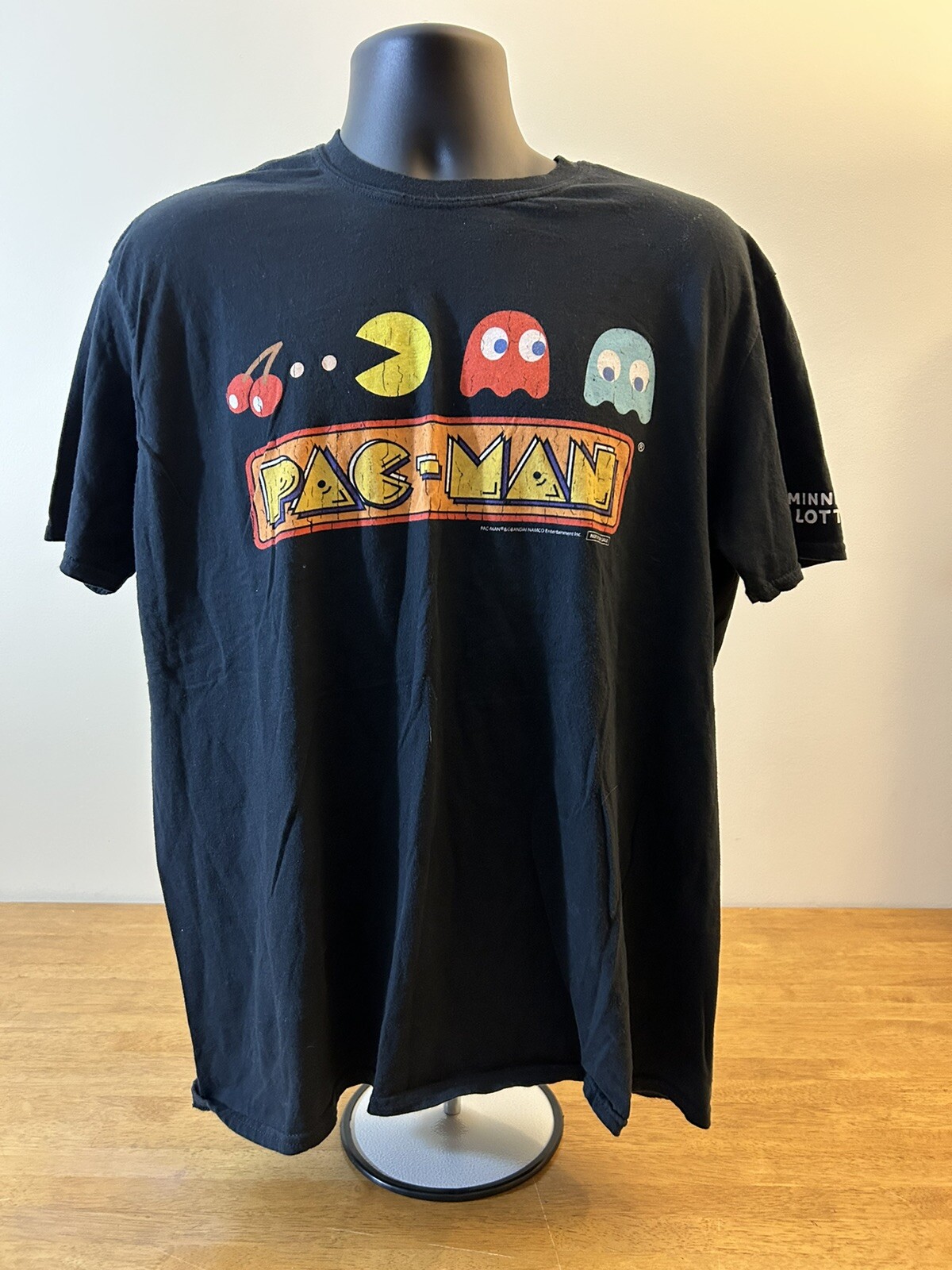 Black Pac Man T-shirt XL Bandai Namco | eBay