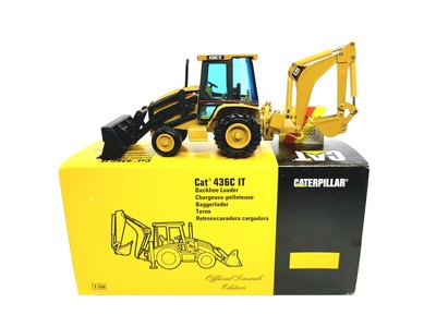 Caterpillar Cat 436C IT Backhoe Loader with Cab - NZG 1:50 Scale Model ...