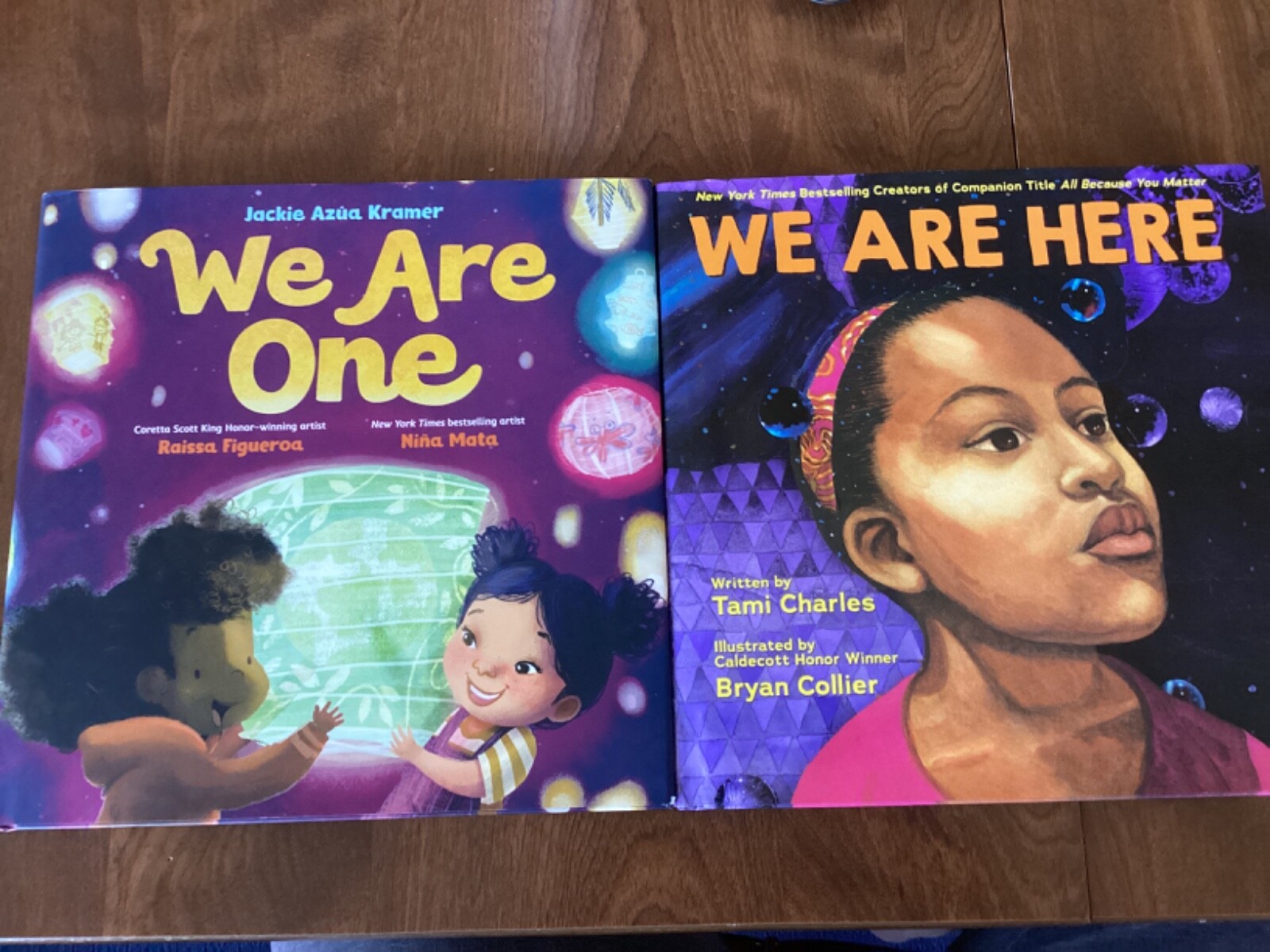 Set of 2, Jackie Azúa Kramer “We Are One”& Tami Charles “We Are Here ...