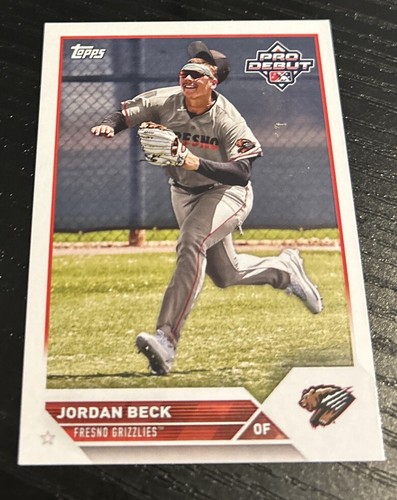 2023 Topps Pro Debut Jordan Beck #PD-109 | eBay