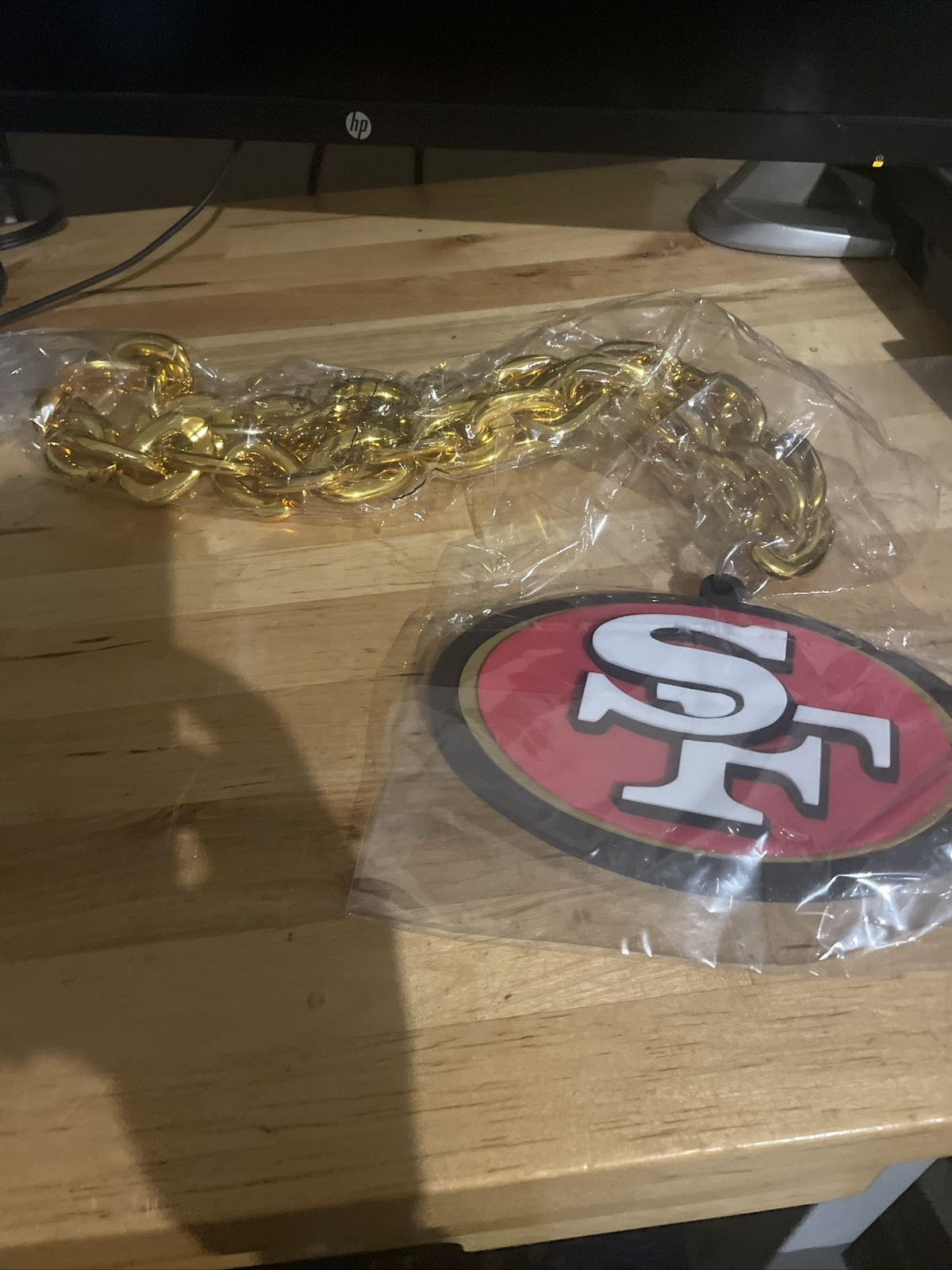 San Francisco 49ers Niners New NFL Fan Chain Necklace Foam 4 Colors ...