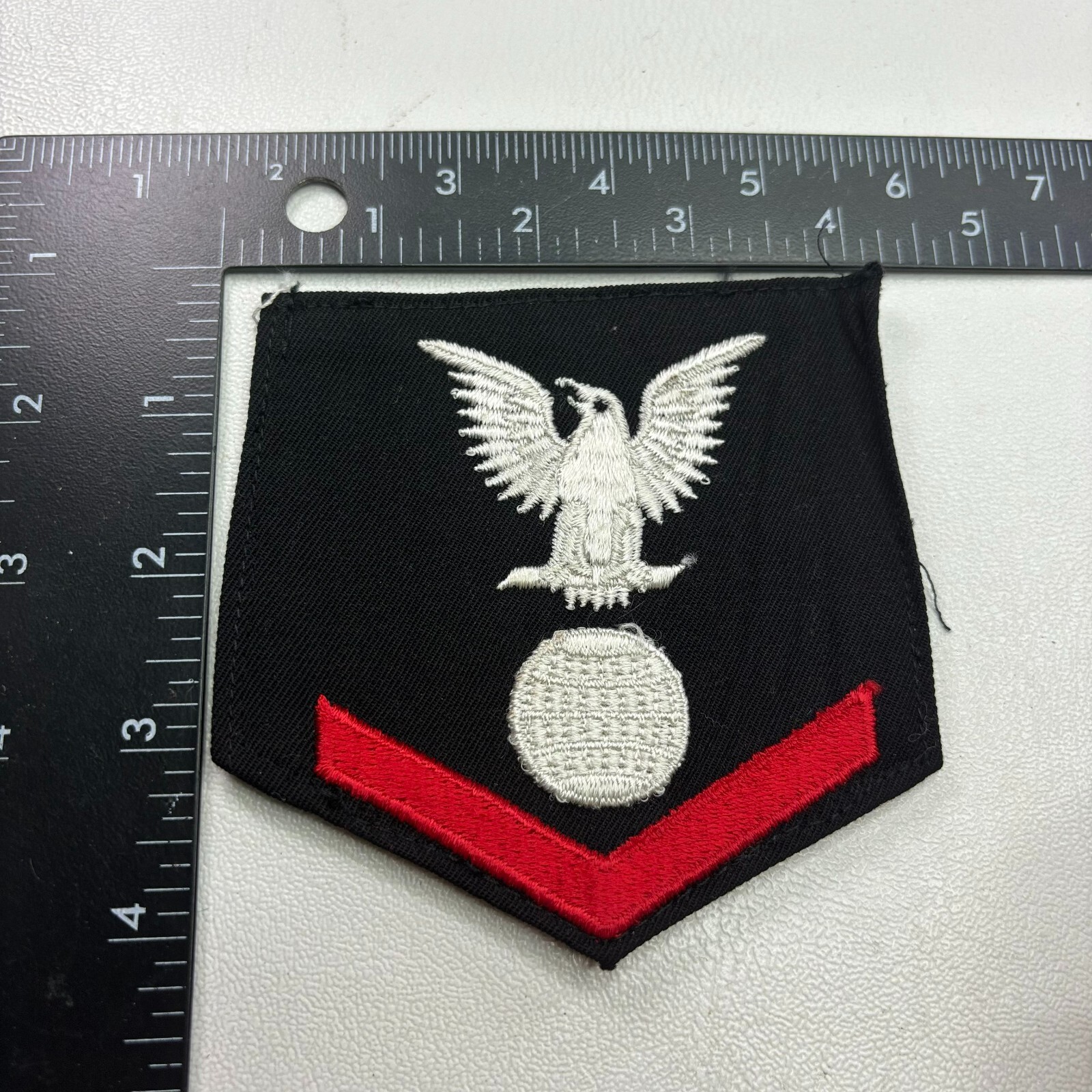 Vtg Navy Ratings ELECTRICIANS MATE Badge Patch Sailor (1 STRIPE, DARK ...