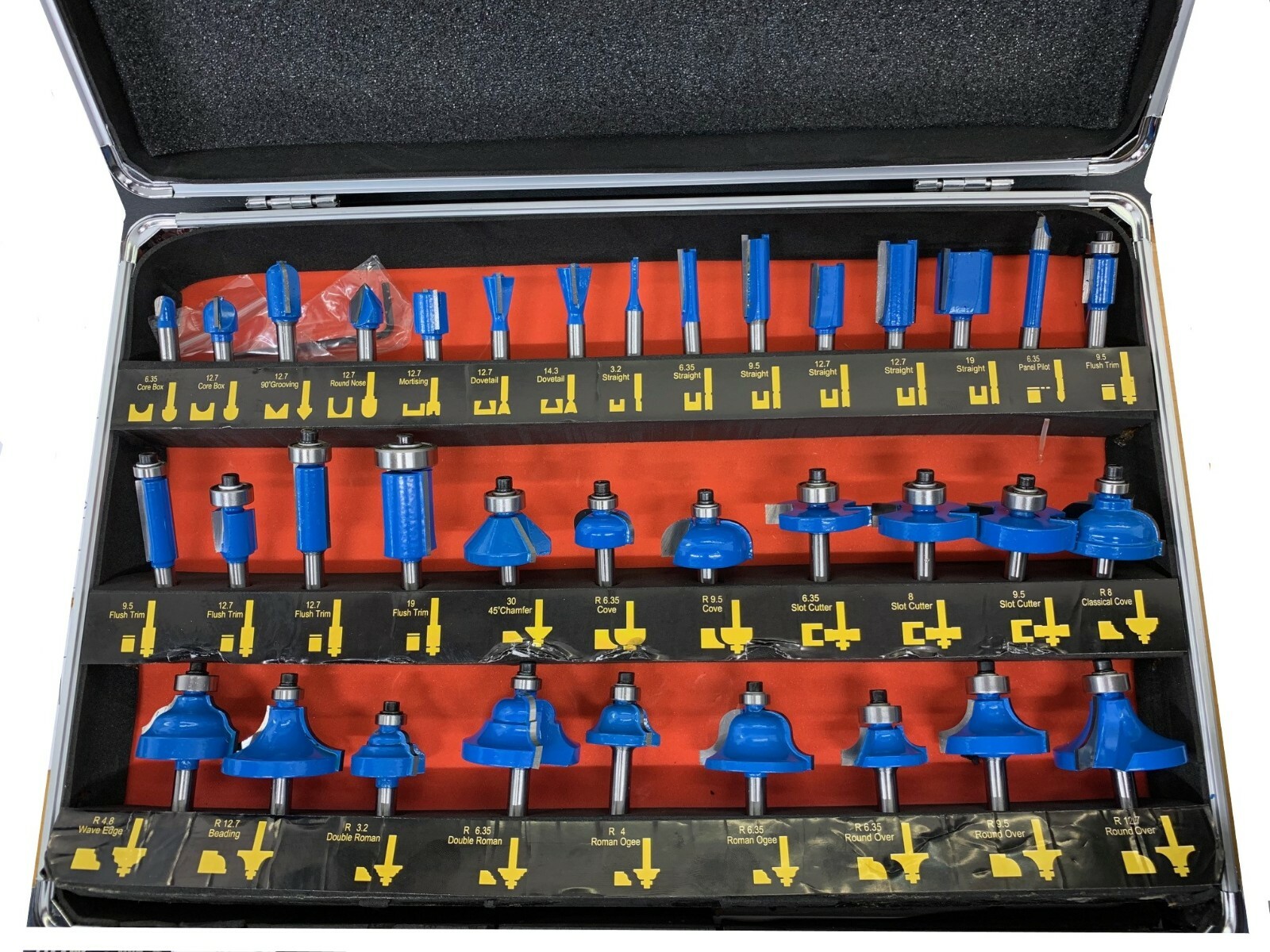 RDG Tools 963258741 Wood Router 35-Piece Bit Set (963258741) for sale ...