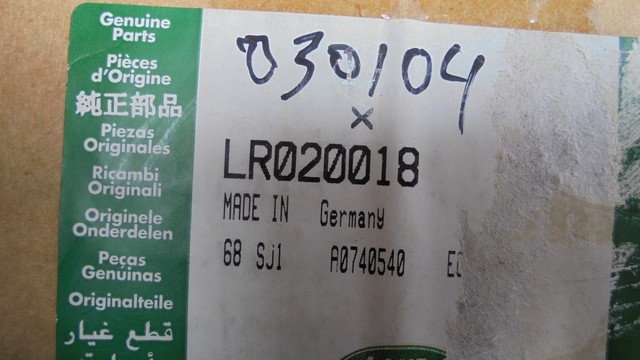 LR020018 Ramp Injector Land Rover Range Rover ( Lm) V8 TD Vogue 2002 ...