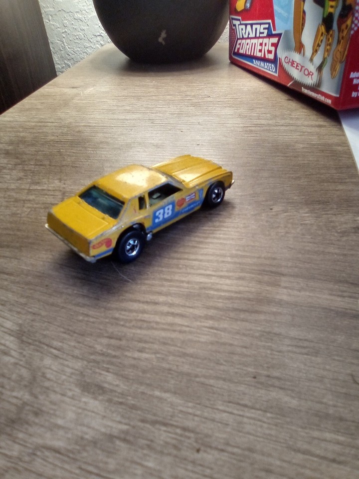 Hot Wheels Stock Car Monte Carlo 1974 Yellow Blackwall Made in Hong ...