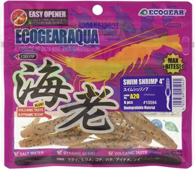 ECOGEAR AQUA Swim Shrimp 4.5 inch TENYA Fusion of lure and bait Chooes ...