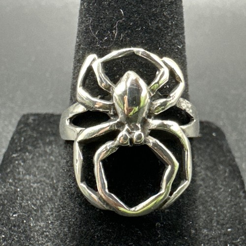New Condition Sterling Silver Spider Ring 925 Size 6.5 | eBay