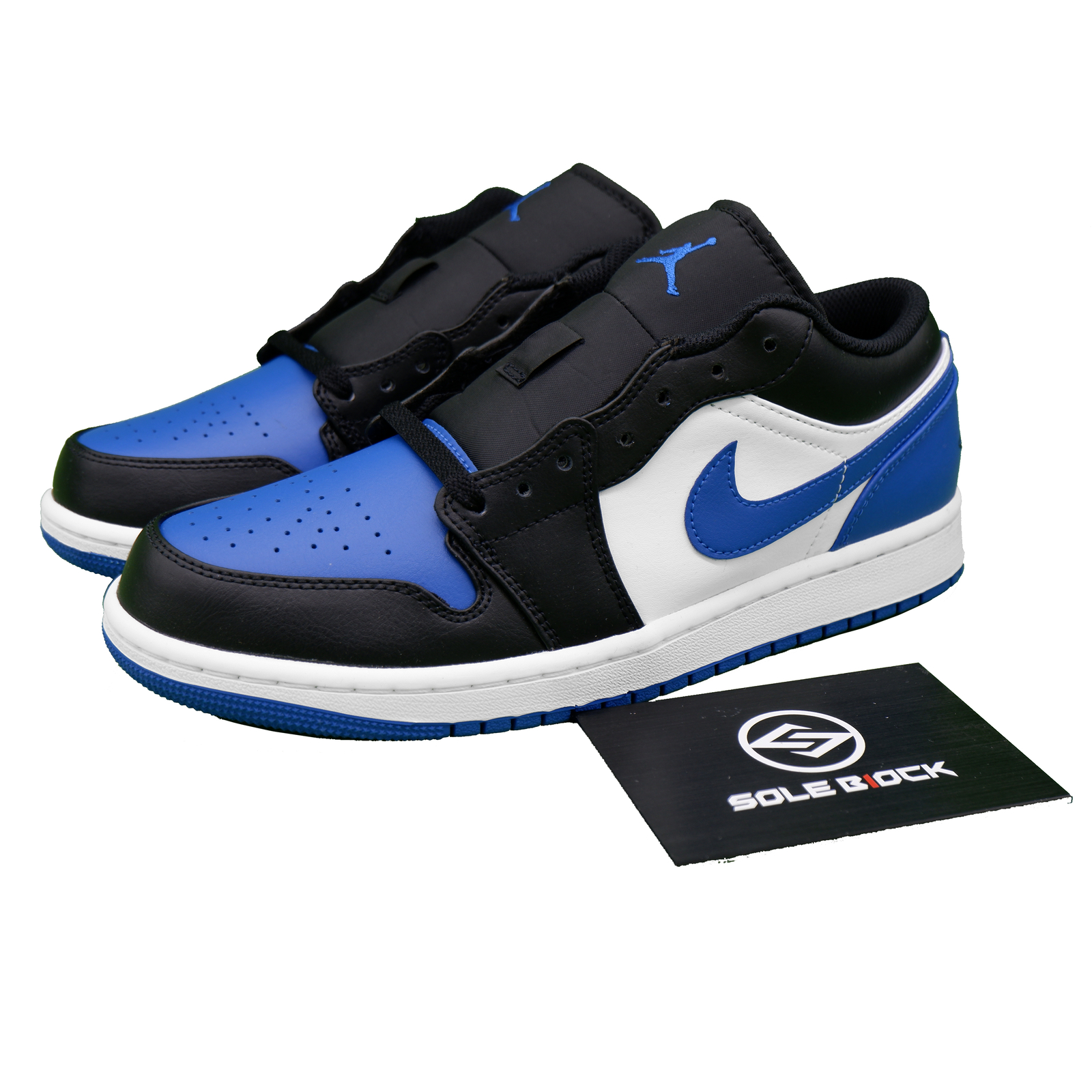Nike Air Jordan 1 Low Alternate Royal Toe Men's Retro Sneakers 553558 ...