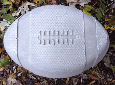 Football mold 12" x 8" x 2" thick plaster concrete sport casting mould ...