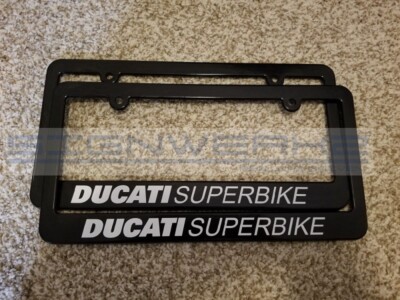 Ducati Superbike Performance License Plate Frames for Cars / Trucks ...