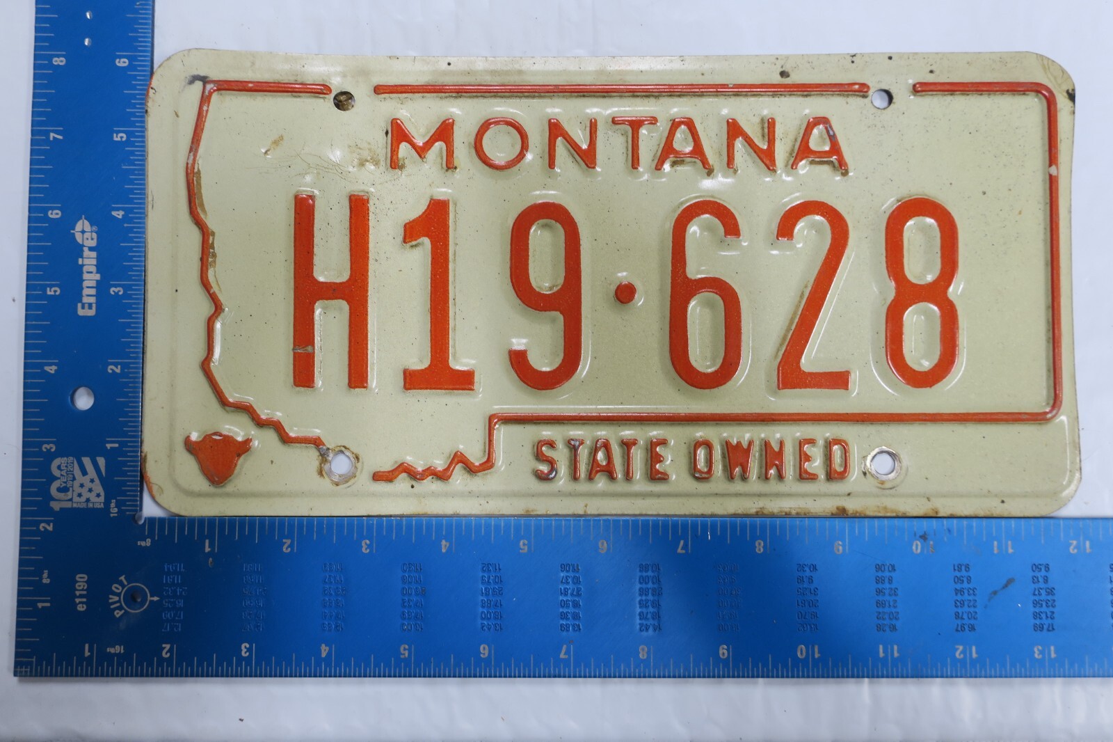 MONTANA MT LICENSE PLATE TAG - STATE OWNED - H19-628 | eBay