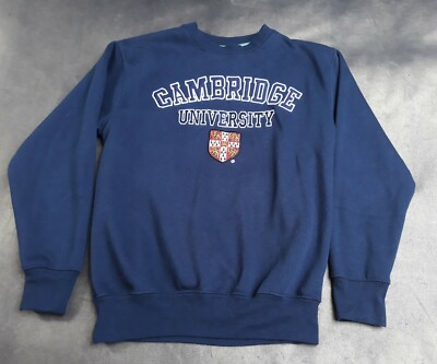 University Of Cambridge Sweatshirt Official Merchandise Navy Blue -Size ...