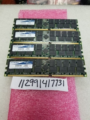 8GB KIT 4X 2GB DDR1 DDR PC PC3200R DDR-400 3200 184PIN ECC-REG RDIMM ...