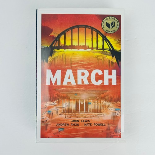 MARCH Trilogy Slipcase Edition John Lewis Graphic Novel Set of 3 *NEW ...