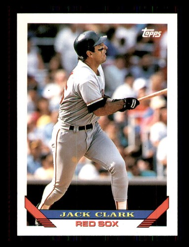 1993 Baseball Topps Jack Clark Boston Red Sox #781 | eBay