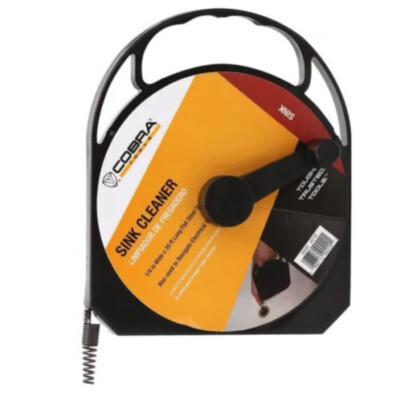 NEW Cobra Tools SINK CLEANER 90220 1/4in Wide x 20ft Long Flat Steel ...