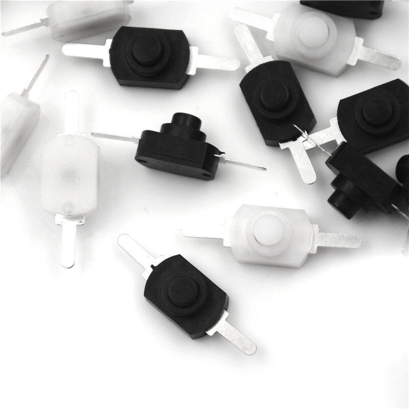 10Pcs 12*8MM DC 1A Black On Off Mini Push Button Switches For Electric Torch _SE | eBay Australia