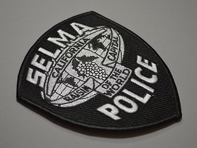Selma California Police Subdued version Patch ++ c/s Mint Fresno County ...