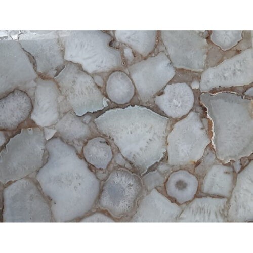 18" White Agate Square Corner Side Table Top Handmade Work Living Room ...