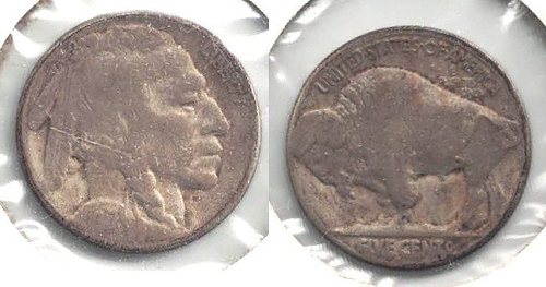 1917-S Buffalo Nickel in Circulated Condition | eBay