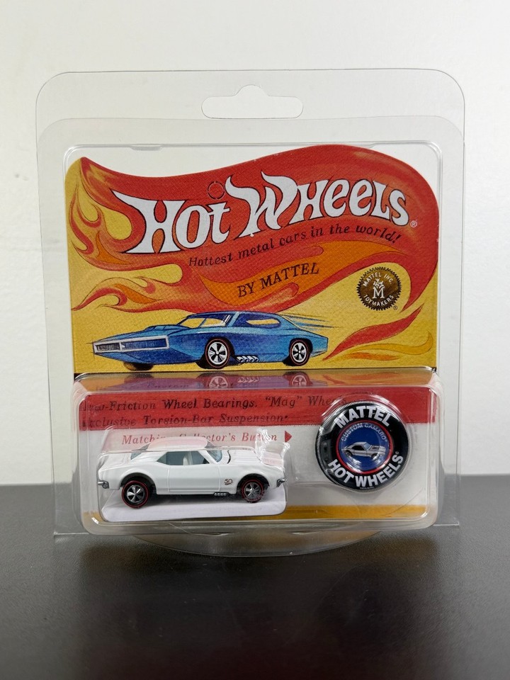 Hot Wheels 2018 50th Anniversary Custom Camaro LOW #739/12000 Red Line ...