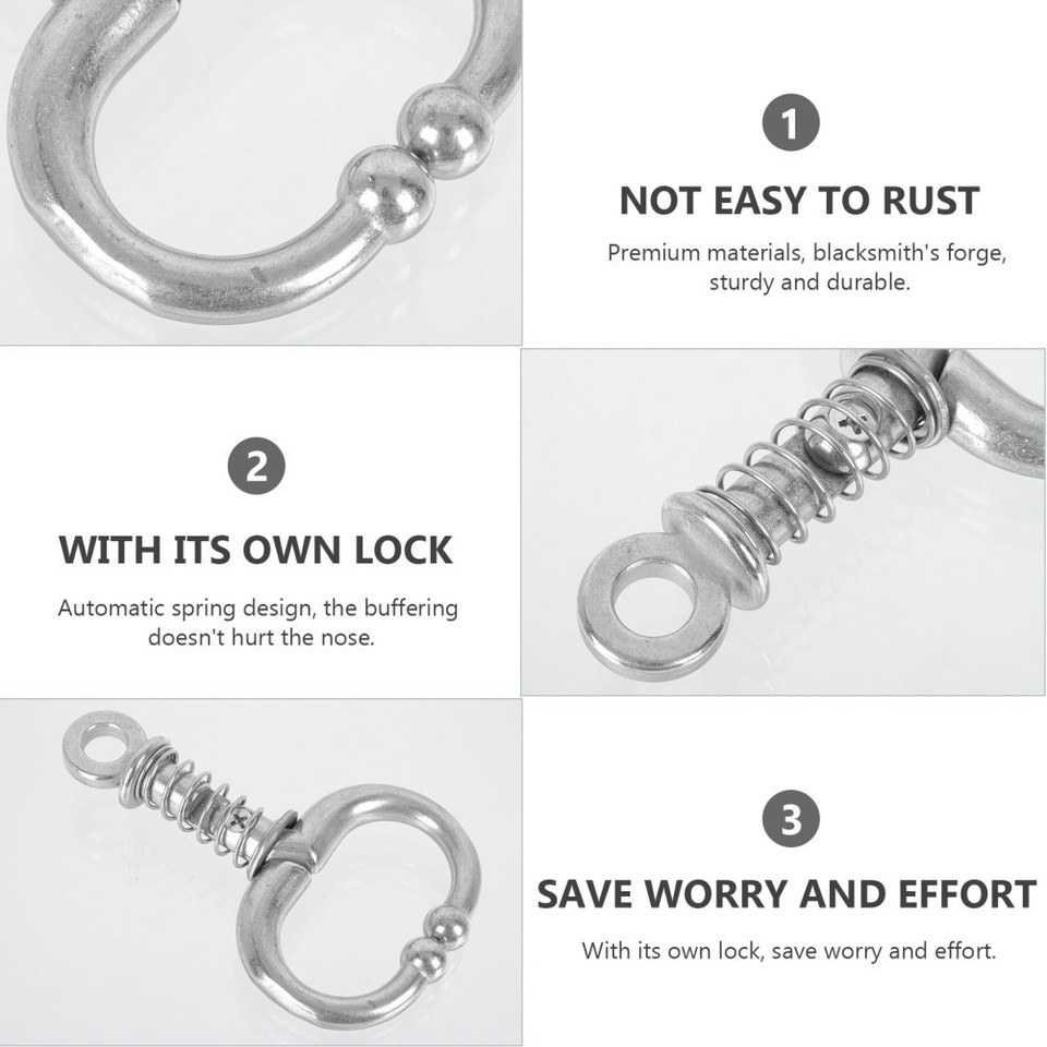 Bull Nose Clip Cattle Hauling Accessories Cow Pliers on Rings for Cows ...