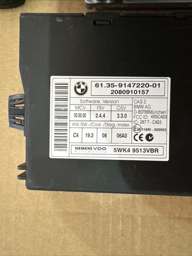 BMW ECU KIT Е81 Е87 E90 E91 DME 7585247 0261S04289 N46N | eBay