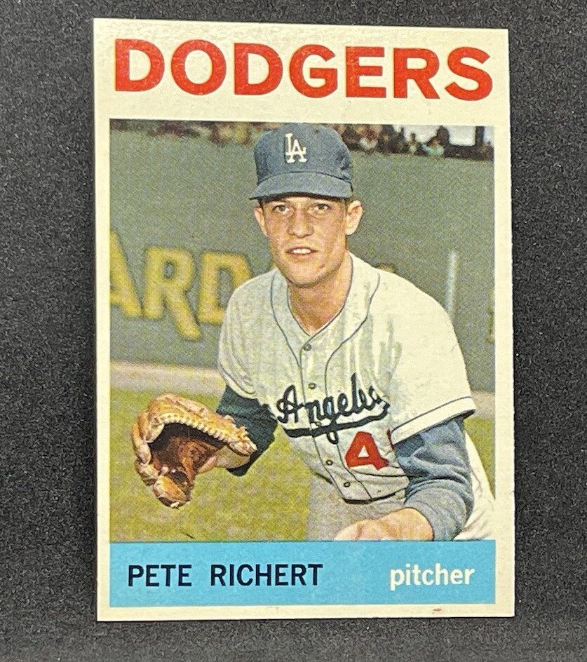 1964 Topps #51 Pete Richert Los Angeles Dodgers (EX-EXNM) | eBay
