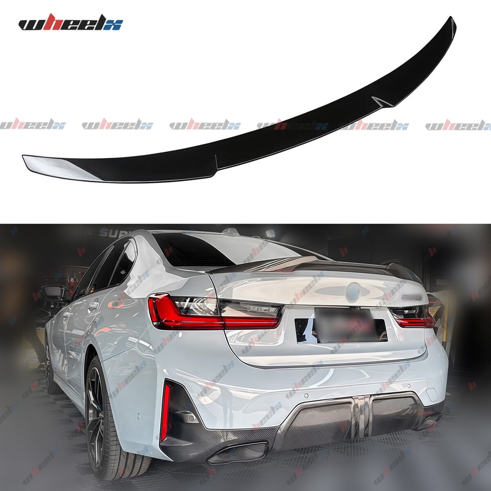For 19-26 BMW G20 330i M340i G80 M3 Gloss Black M4 Style Rear Trunk ...
