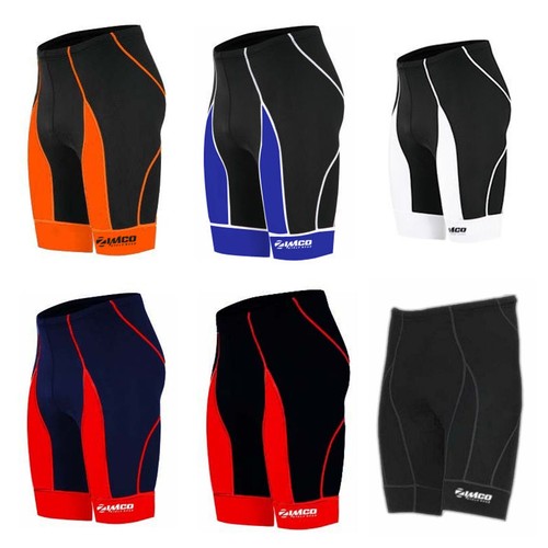 Zimco Men Pro Cycling Shorts Bike Knicks Bicycle Short CoolMax Padded ...
