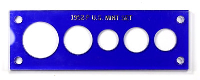 Capital Plastics Coin Holder 1952-P U.S. Mint Set New Old Stock w ...