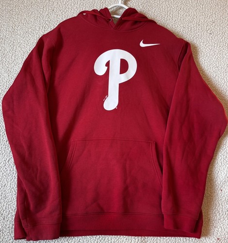Nike Philadelphia Phillies Hoodie Women’s 2XL Red Fleece Baseball ...