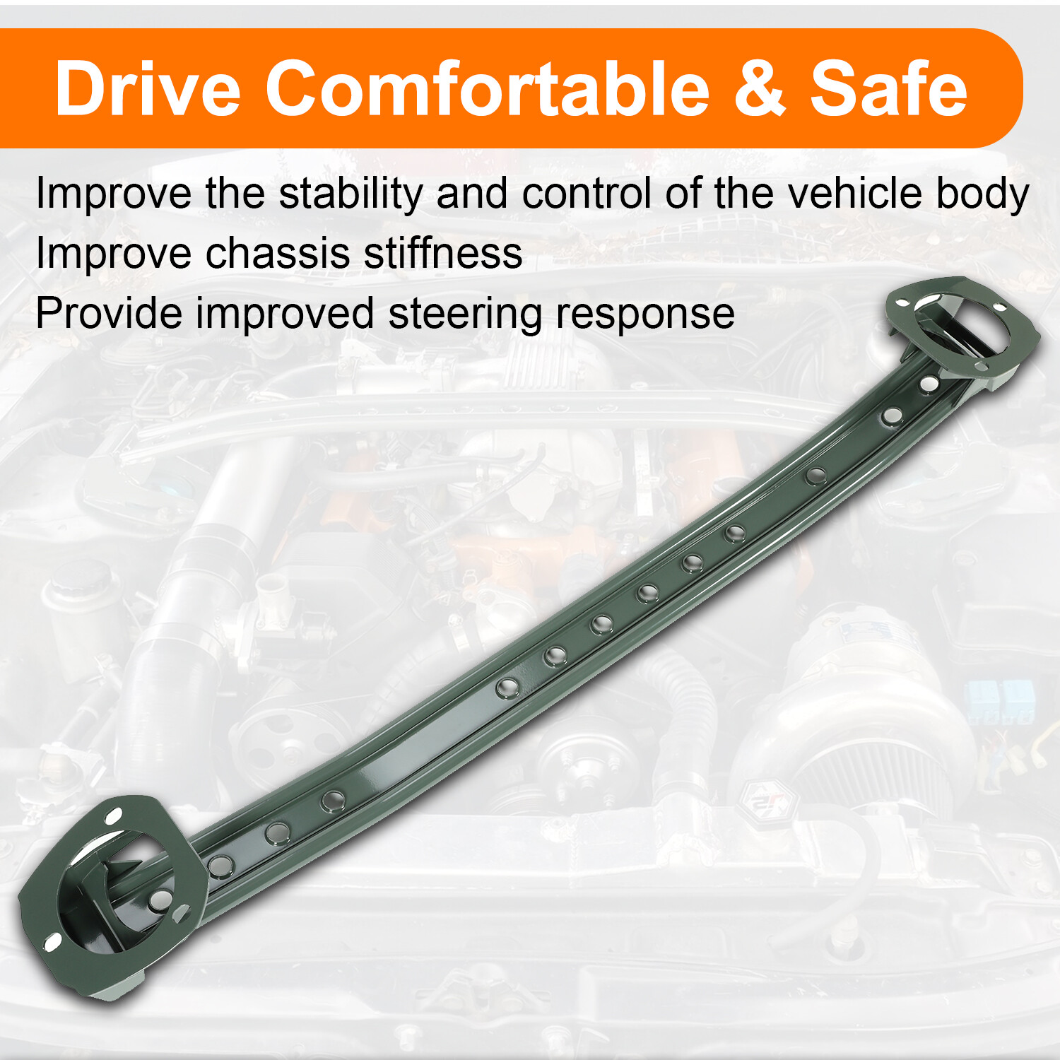 Front Strut Tower Brace For Toyota Supra 1993-1998 JZA80 TRD PTR04 ...