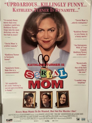 Serial Mom Movie POSTER 27 x 40 Kathleen Turner, Sam Waterston | eBay