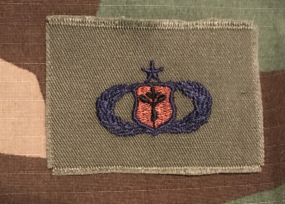 US Air Force Senior Meteorologist Badge BDU Sew-On USAF | eBay