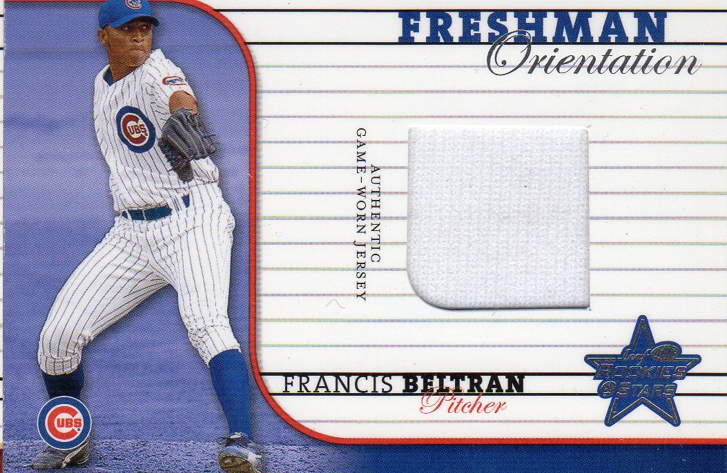 2002 Leaf Rookies & Stars Freshman Orientation Card #17 Francis Beltran ...
