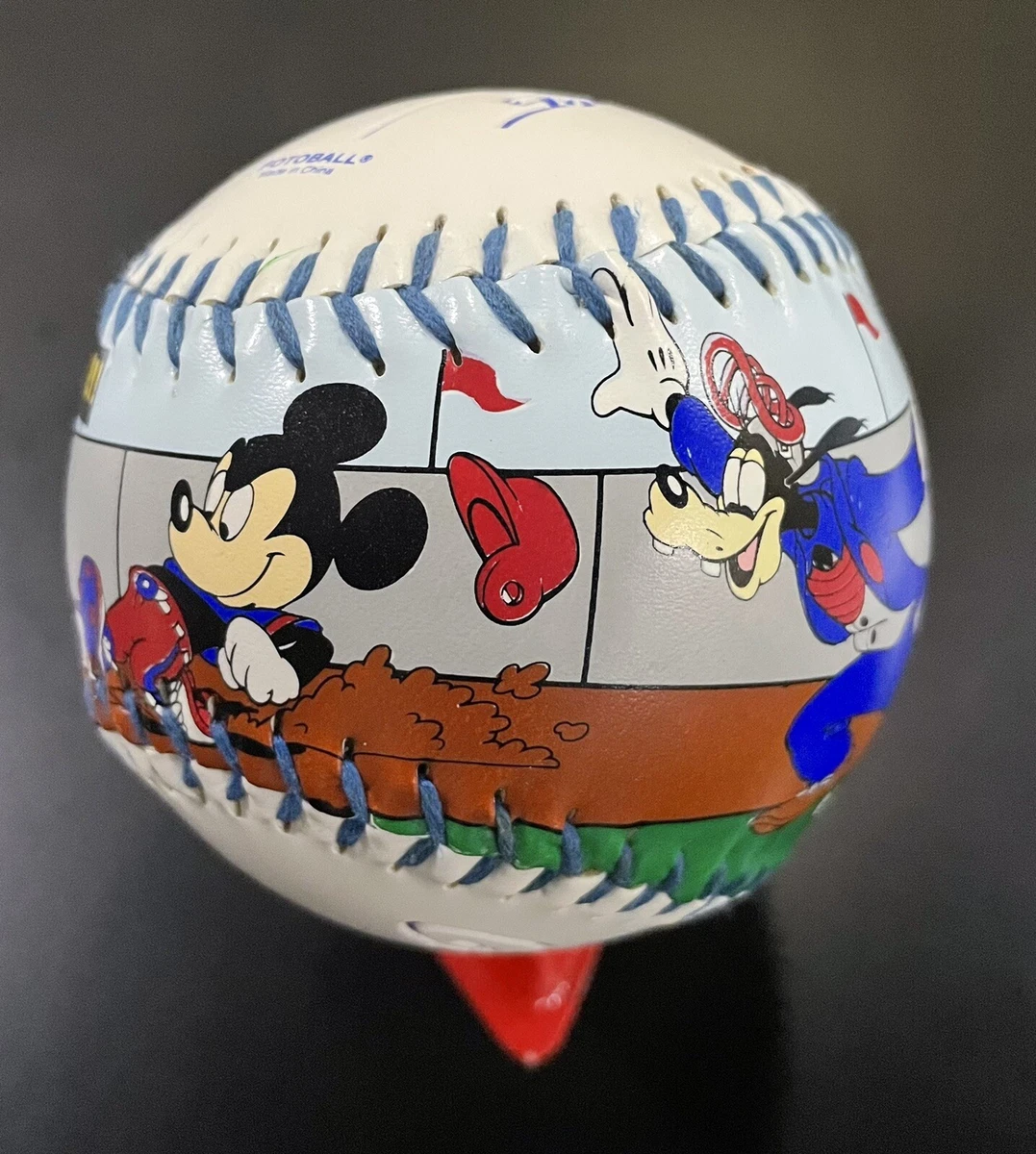 Mickey Mouse Playing Softball