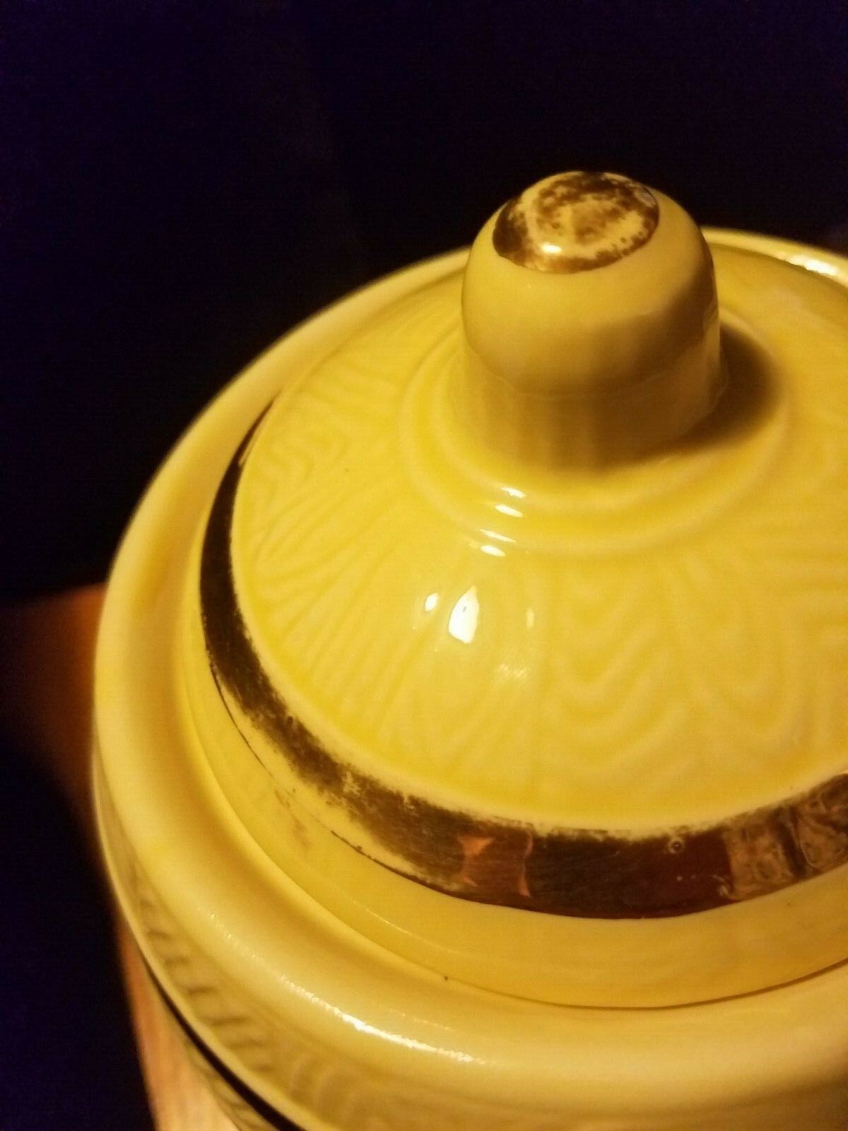 Yellow Barrel Ceramic Cookie Jar Vintage 1960's ACME Craftware USA | eBay