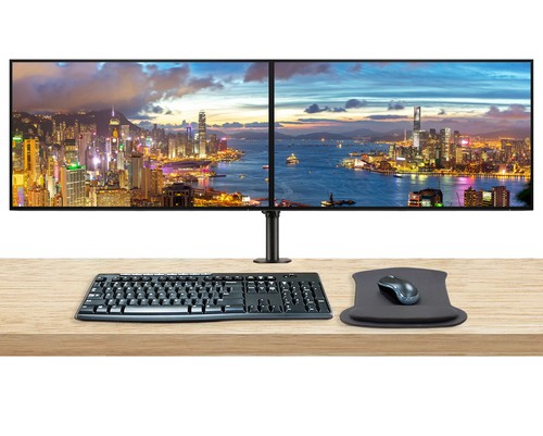 New HP Z27u G3 2-Pack Monitor Bundle w/ MK270 Keyboard/Mouse and ...