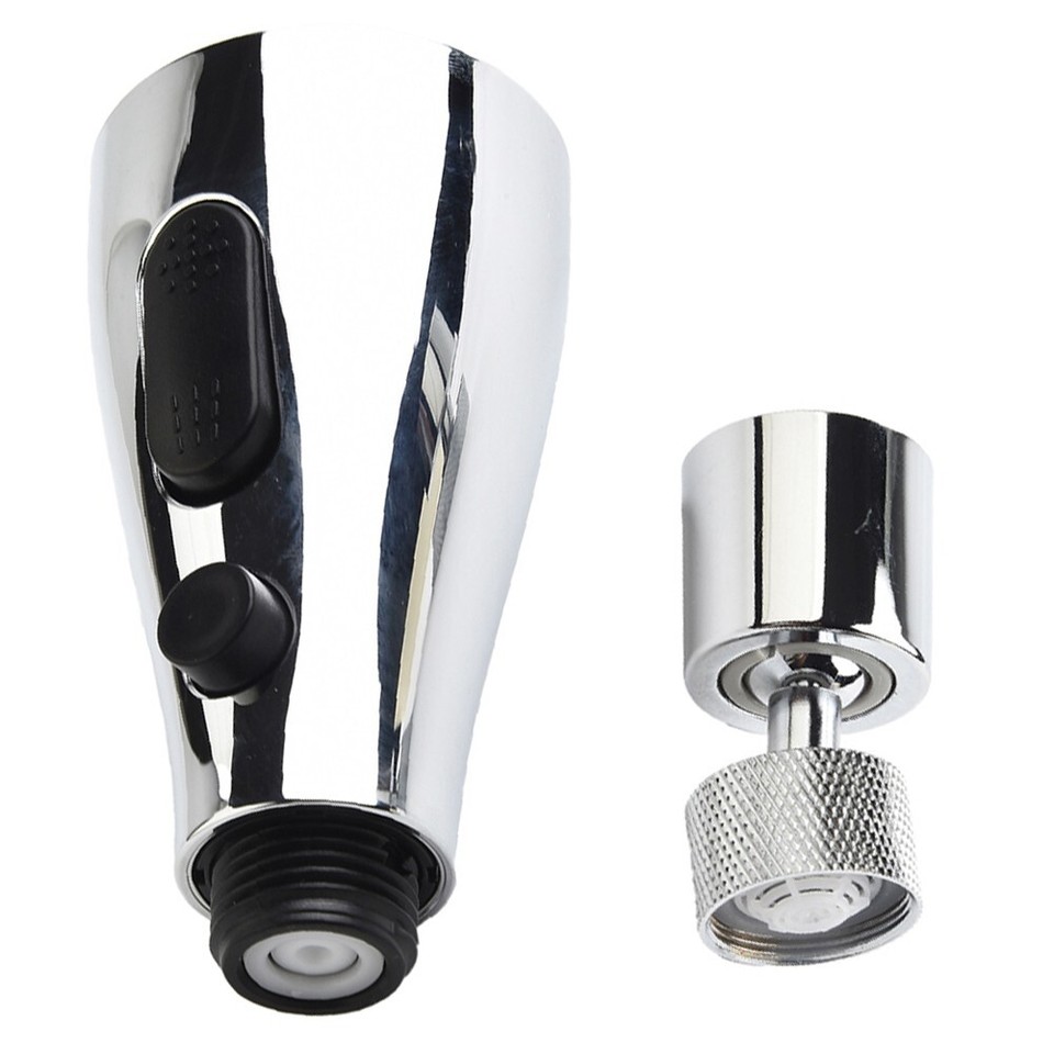 New ABS Black Faucet Sprinkler 360° 360° Swivel Water Tap Kitchen ...