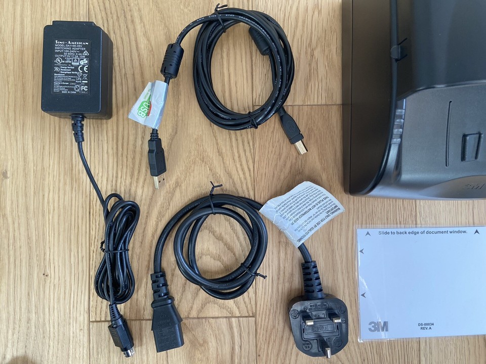 3M GEMALTO AT9000 MK2 REV C Full Page Passport Document Scanner With UV ...