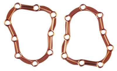 COPPER HEAD GASKETS for 1936 Harley VL & VLH Motors with 9 Head Bolts ...