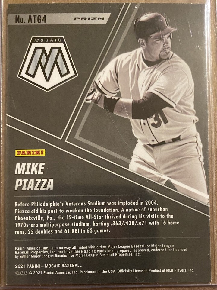 Mike Piazza 2021 Mosaic All-Time Greats #ATG4 Silver Prizm | eBay
