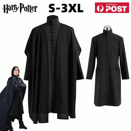 Harry Potter Professor Severus Snape Cosplay Costume Uniforms Halloween ...