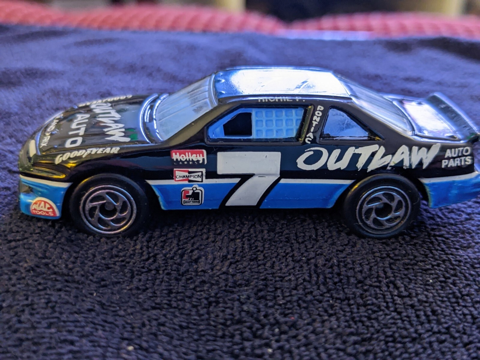 Vintage 1995 Matchbox No.35 Pontiac Grand Prix Stock Car #7 Outlaw 1:64 ...