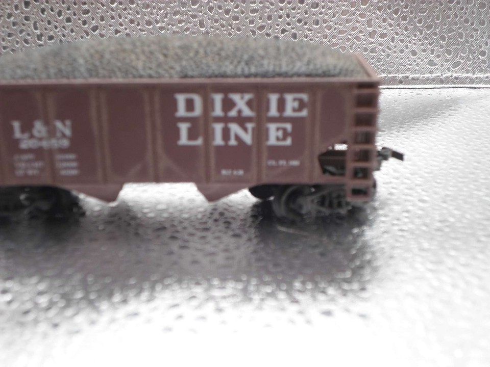 HO Scale Dixie Line L&N Coal Hopper Train Car 1:87 Model Used | eBay