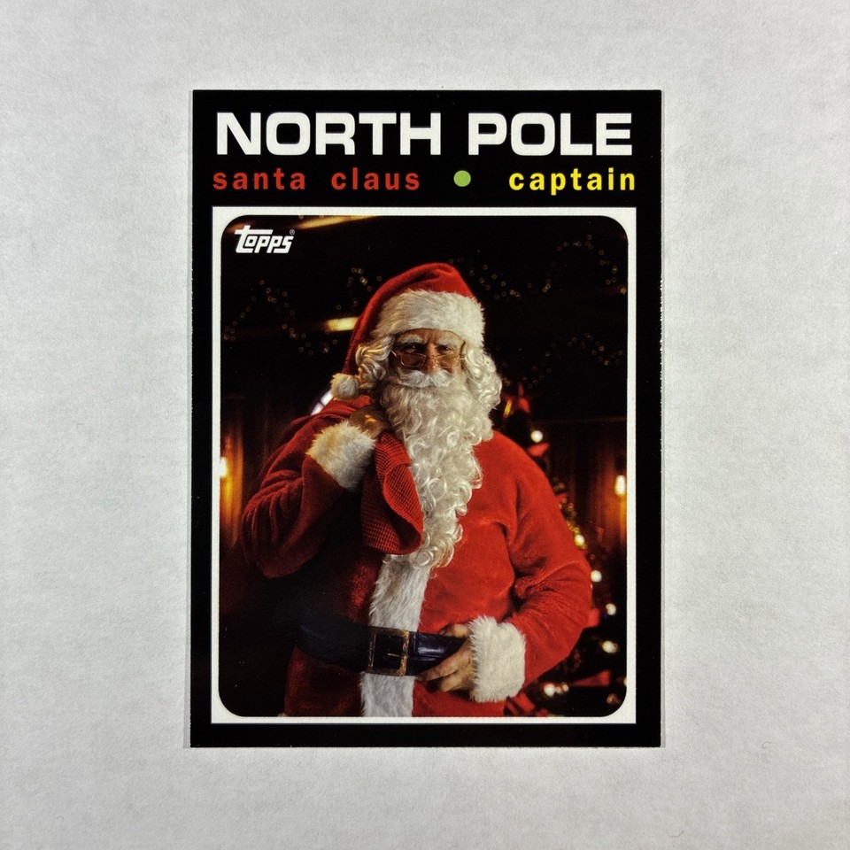 2025 Topps Holiday Santa Claus North Pole The Santa Archives 1971 SP ...