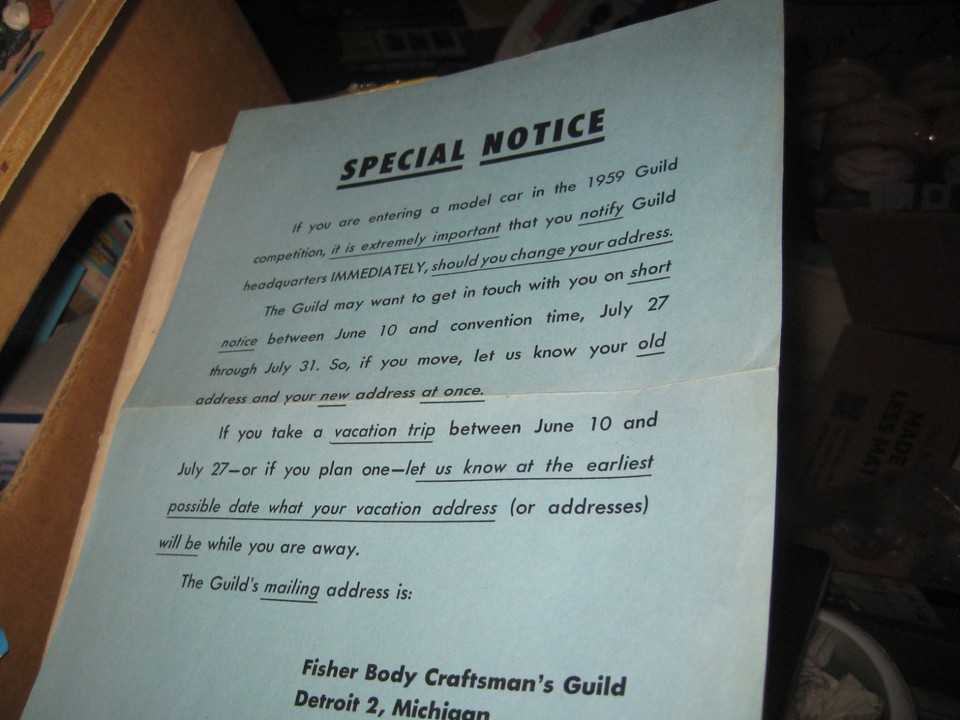 Fisher Car Body and huge document pile from Fisher Body Craftsman Guild ...