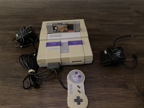 Nintendo SNES Original With Donkey Kong Game. Ready To Plug And Play | eBay