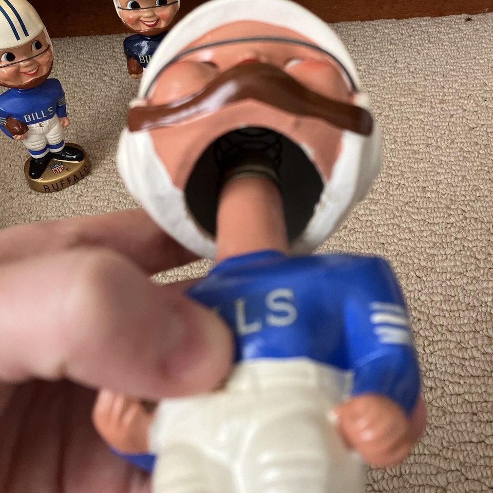 Buffalo Bills AFL Earpad Toes Up 1960 1965 Vintage Bobblehead NFL ...